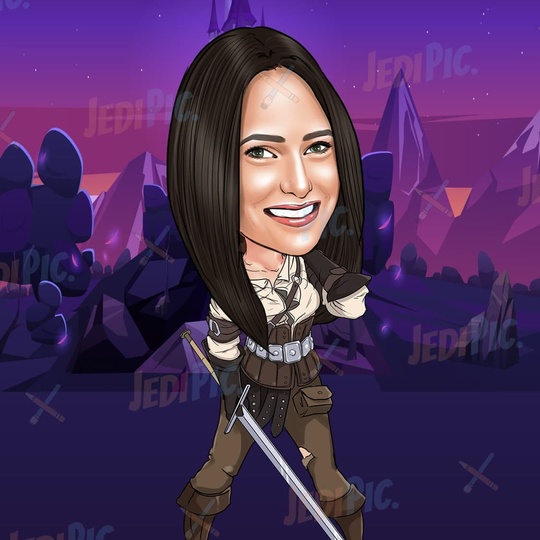 The Witcher Custom Portrait - Unleash Your Inner Geralt | JediPic