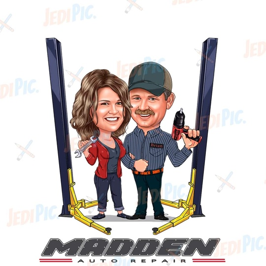 Employees Drawing from Photos - Celebrate Your Dynamic Team | JediPic