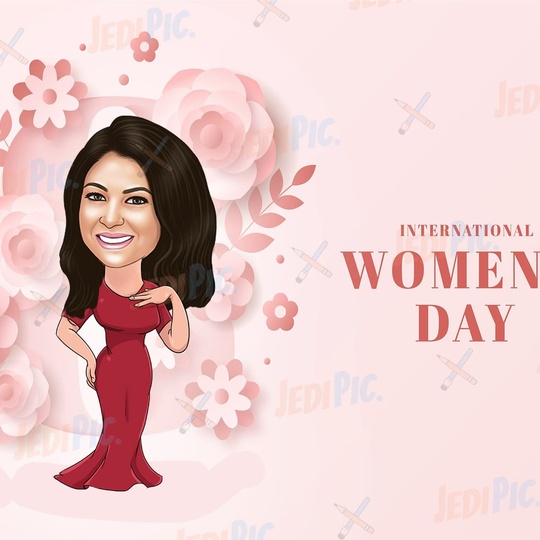 Custom Girlfriend Portrait - Celebrate Your Love | JediPic